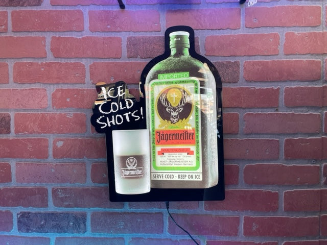 Ice Cold Shots Jaeger Sign – Big Toys