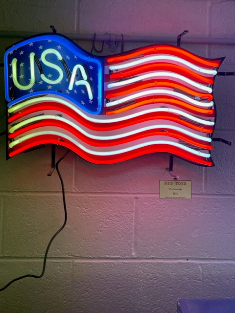 USA Neon Sign – Big Toys