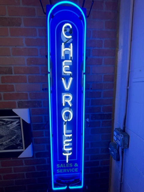 Chevrolet Vertical Sign – Big Toys