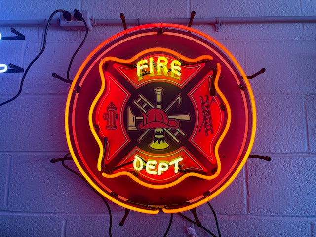 Fire Department Neon Sign – Big Toys