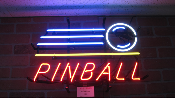 Pinball Neon Sign – Big Toys